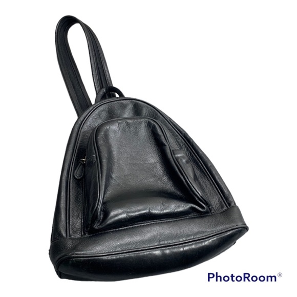 Hidesign | Bags | Hidesign Black Leather Backpack | Poshmark